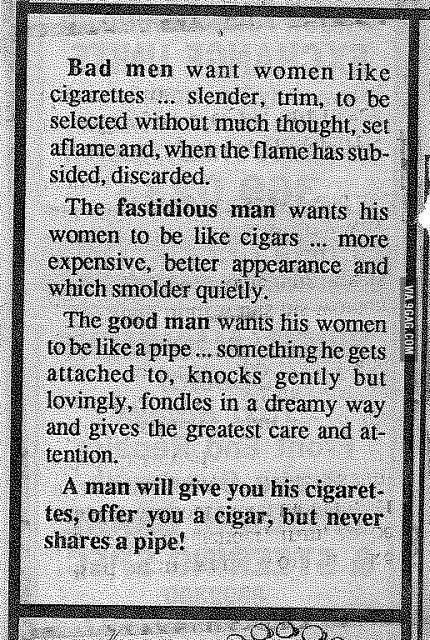 The Poetry of Pipe Smoking - GirlsAskGuys