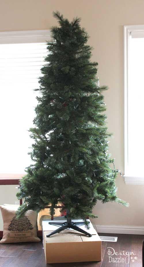 How To Make Your Crappy Artificial Christmas Tree Look Amazing (On a ...