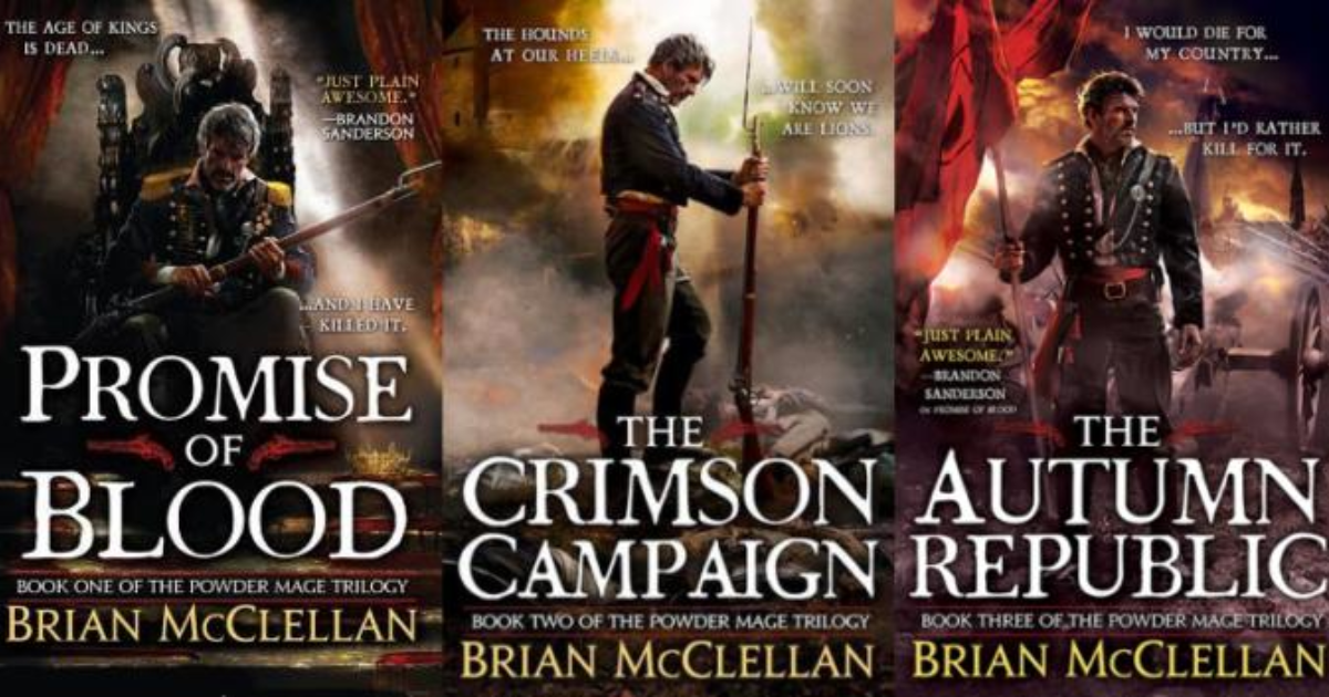 Waffles Reviews Books; The Powder Mage Trilogy by Brian McClellan ...