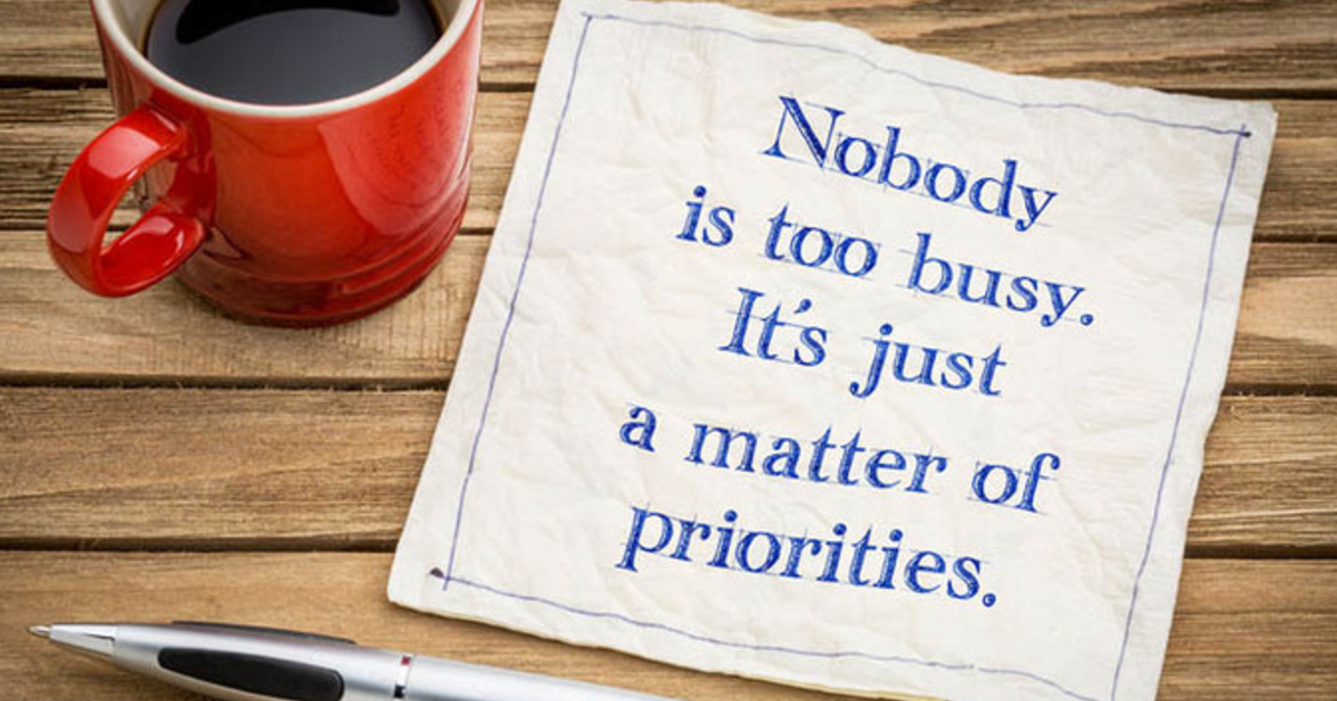 Why people are so busy today, and what's it really mean in dating when ...