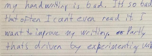 Why do 95% of girls have this specific sort of handwriting? - GirlsAskGuys