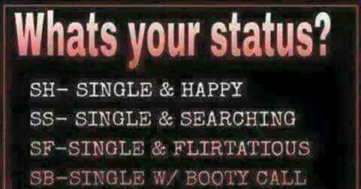 What's your status? is that your preferred status? - GirlsAskGuys