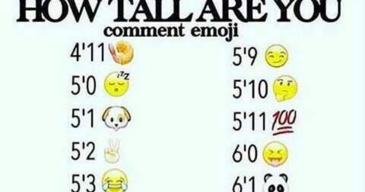 Comment by emoji how tall are you? - GirlsAskGuys