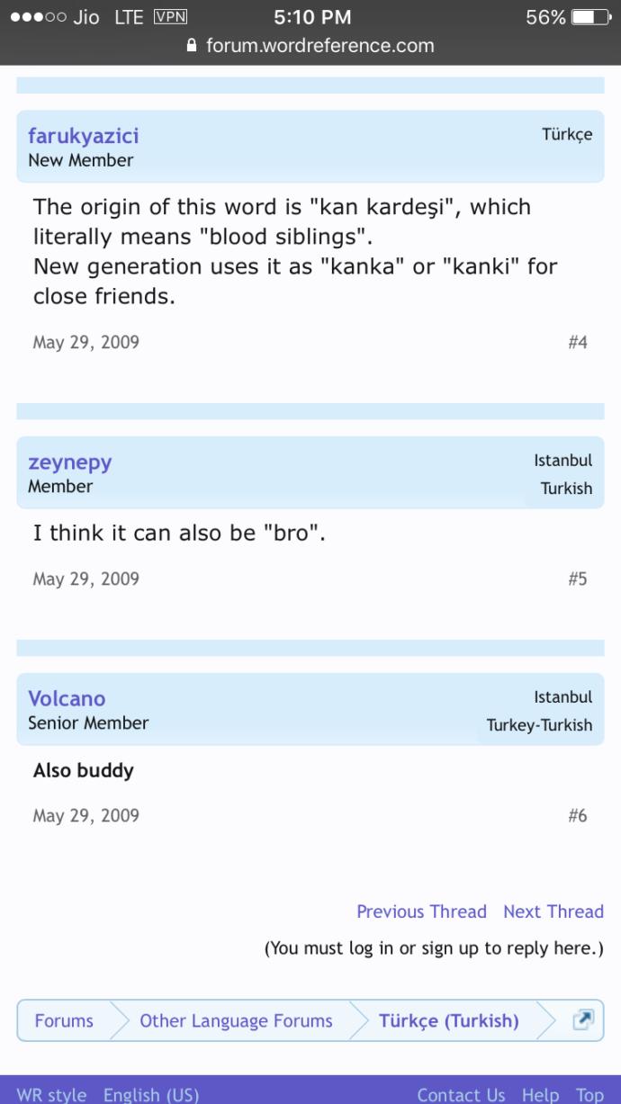 What's the meaning of Turkish word "kanka"? - GirlsAskGuys
