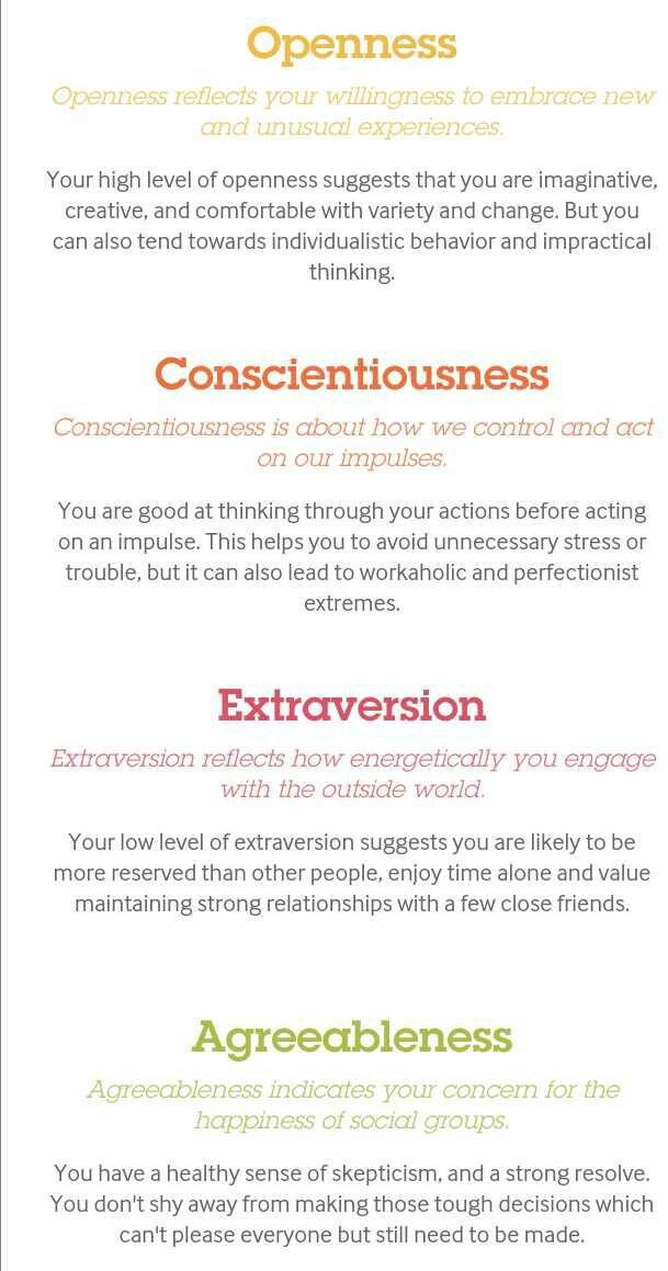 Visual DNA personality test. What are your results? - GirlsAskGuys