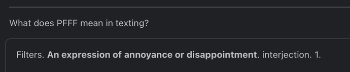 What does Pfff mean in texting? [Explained]