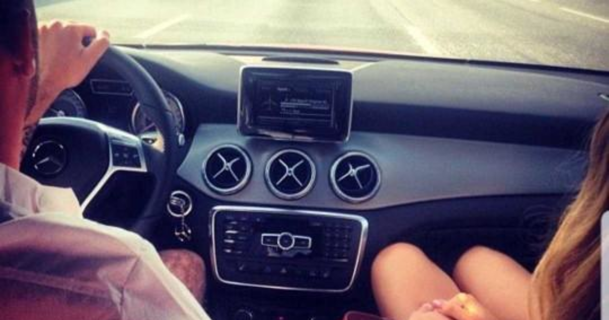 Why does my boyfriend put his hand on my thigh while driving ...