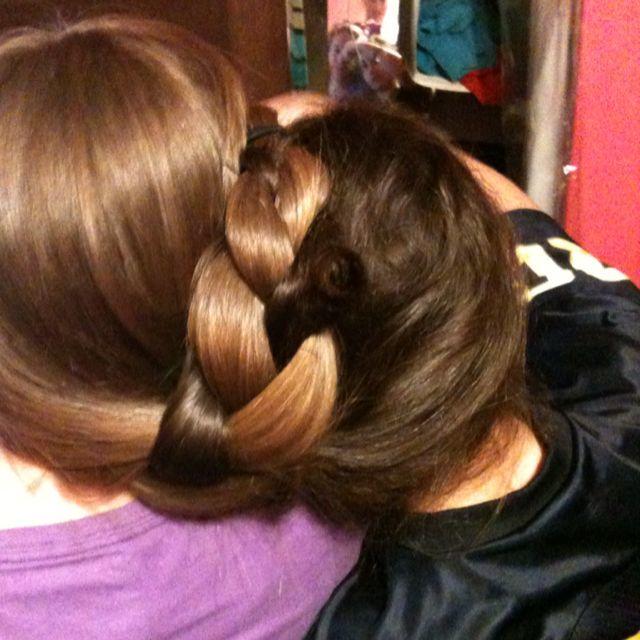 Girls, would you ever braid your hair together with a close friend or ...