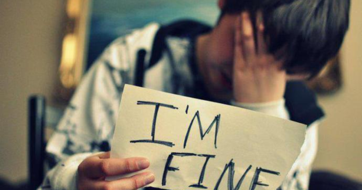 Why do people say they're fine when they're not? - GirlsAskGuys