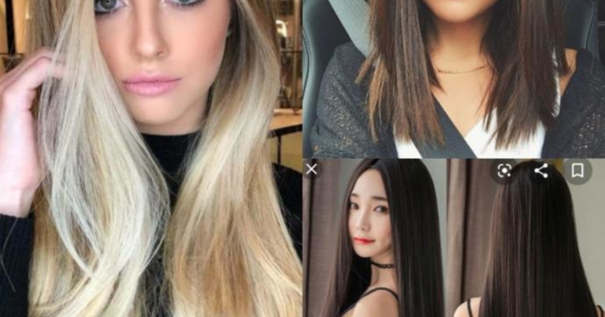 Why do people like plain straight hair over any other hair style ...