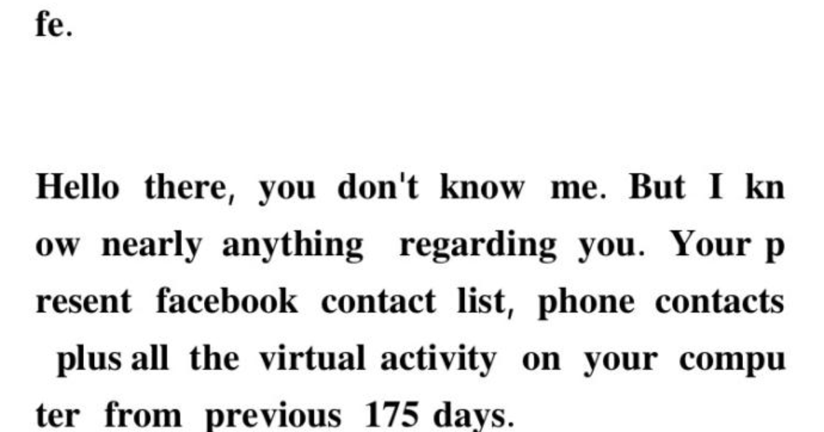 What is Sextortion email scam? - GirlsAskGuys