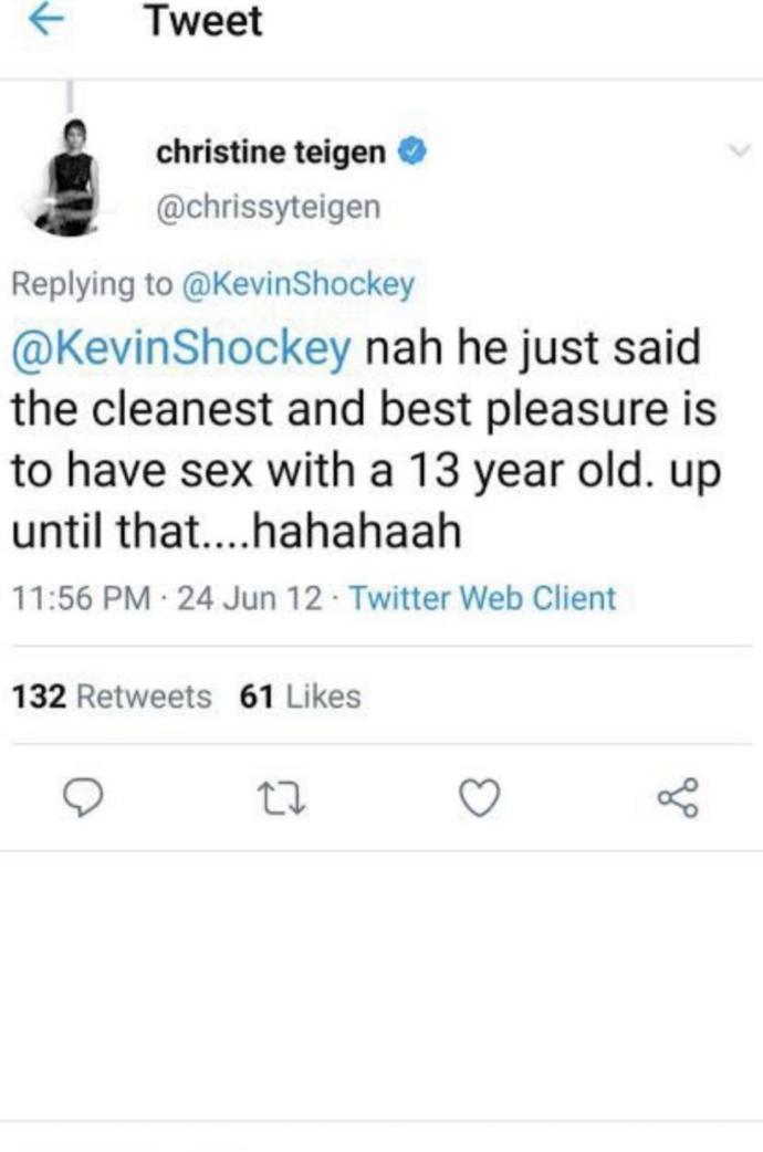 Chrissy Teigen's 60k Deleted tweets? - GirlsAskGuys