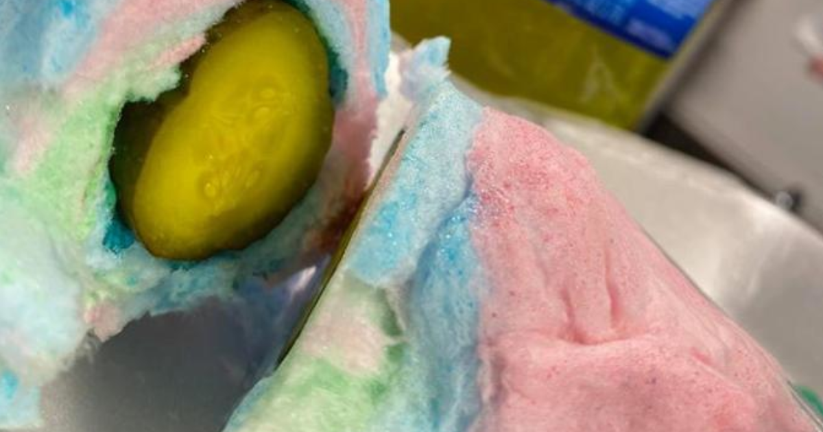 Would you eat a cotton candy pickle? - GirlsAskGuys