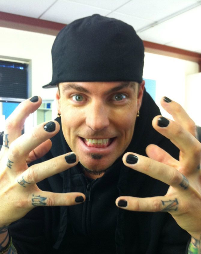 Men wearing nail polish store