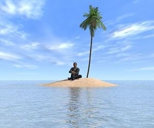If you were stranded on a desert island, what three things would you ...