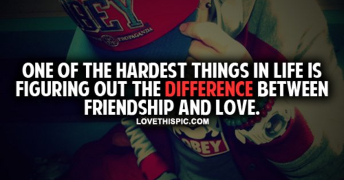 Friendship vs. Relationship? - GirlsAskGuys