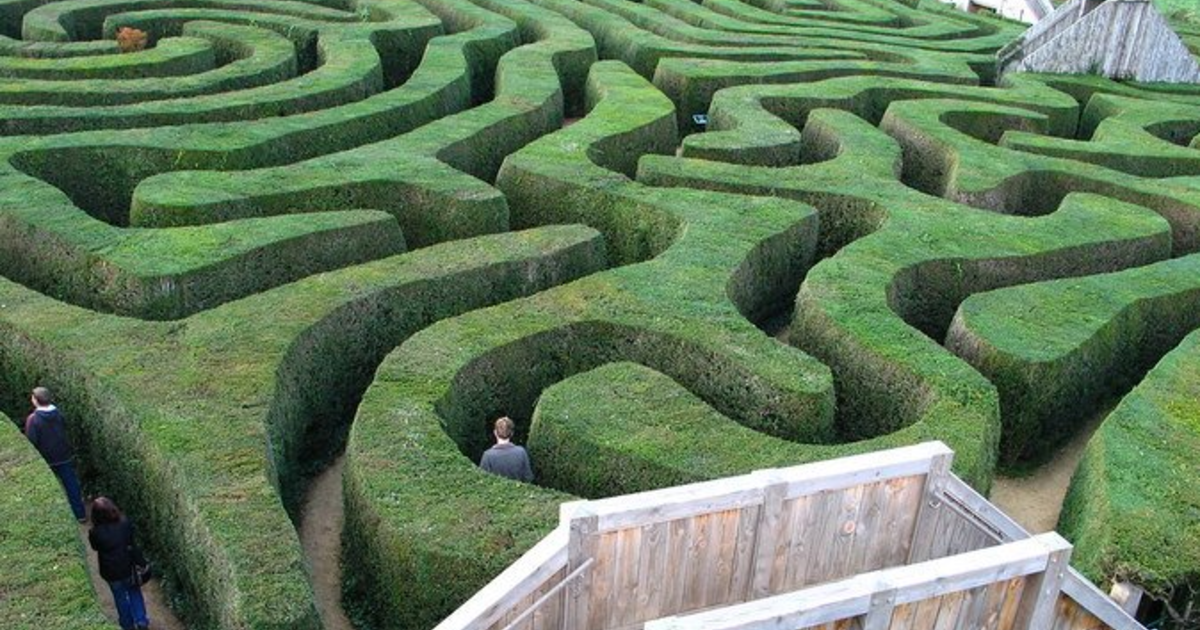 Do you think you could find yourself out of an actual full sized maze ...