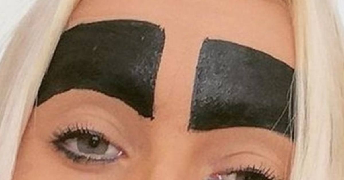 Girls, what's with the massive eyebrows? Ok, so a bit of a funny one ...