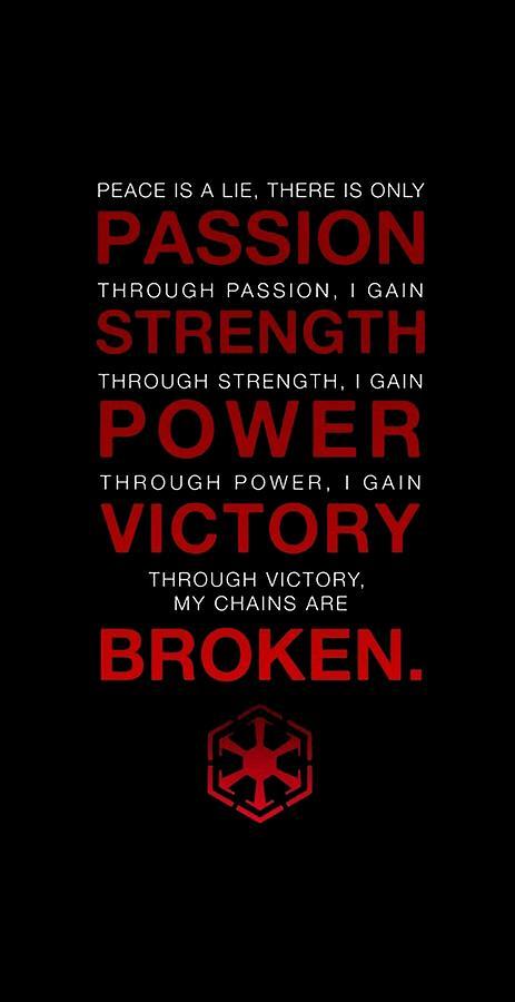 How much do you agree with this Sith proverb below? - GirlsAskGuys