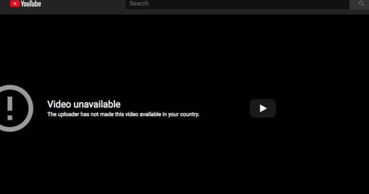 "Video unavailable. The uploader has not made this video available in ...