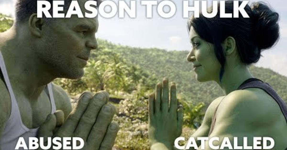 What do you think of this scene in the new she-hulk show, with the ...