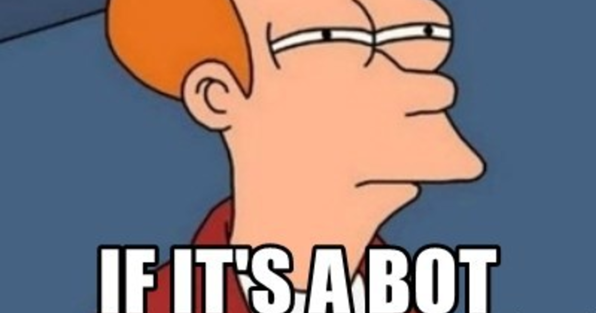 How do you react when someone who disagrees with you, labels you a bot ...