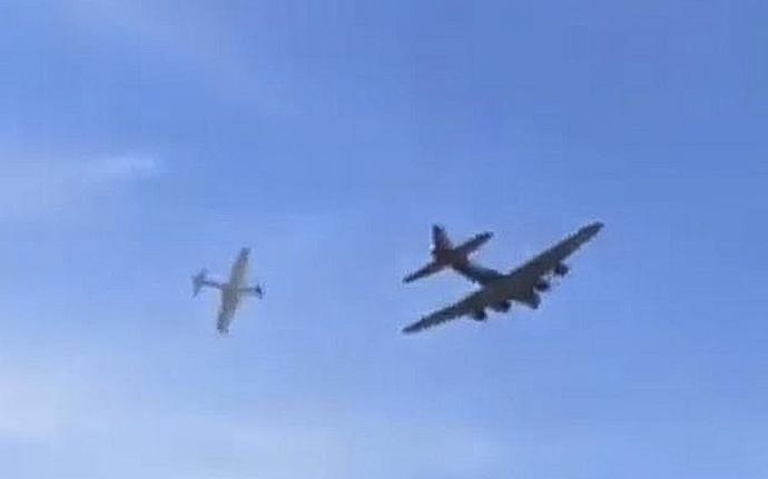 Thoughts on this military plane crash midair at Dallas air show that ...
