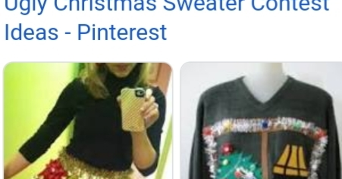 What are your thoughts of ugly sweater contest? - GirlsAskGuys