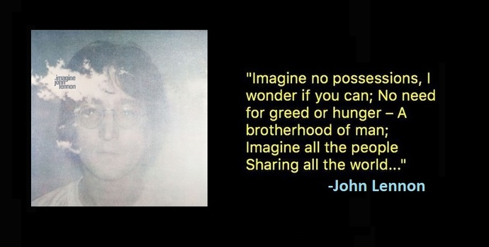 John Lennon encouraged us to imagine no possessions. So would his ghost ...