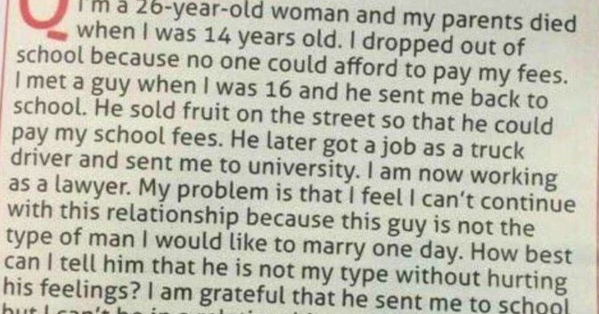 This is a perfect example of female hypergamy, What do you think ...