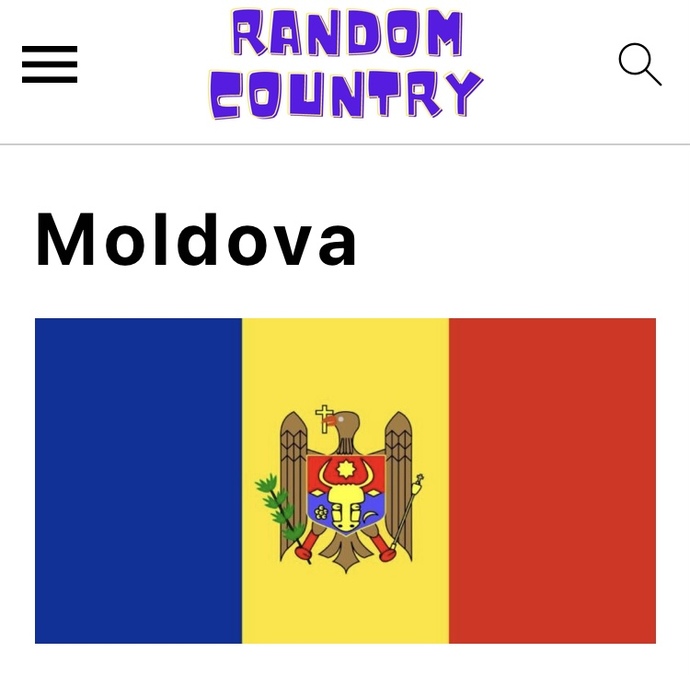 Random country generator! You have to travel to the country it gives ...