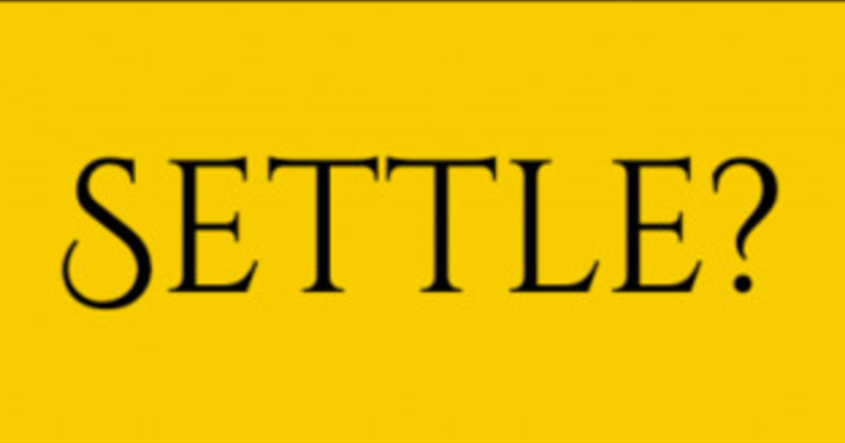 What's the difference between SETTLE and SETTLE DOWN? - GirlsAskGuys