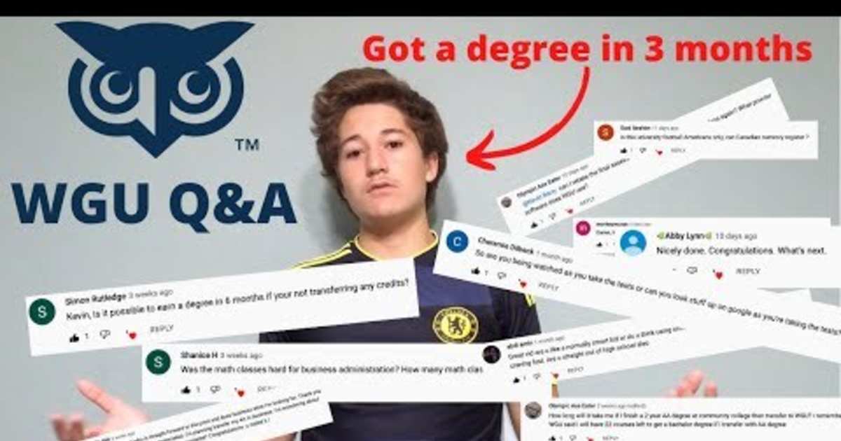 Would you use WGU to finish a bachelor's or master's degree in 3 months ...