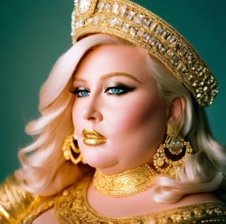 Do you think she looks glamorous and classy with that jewels that worth ...