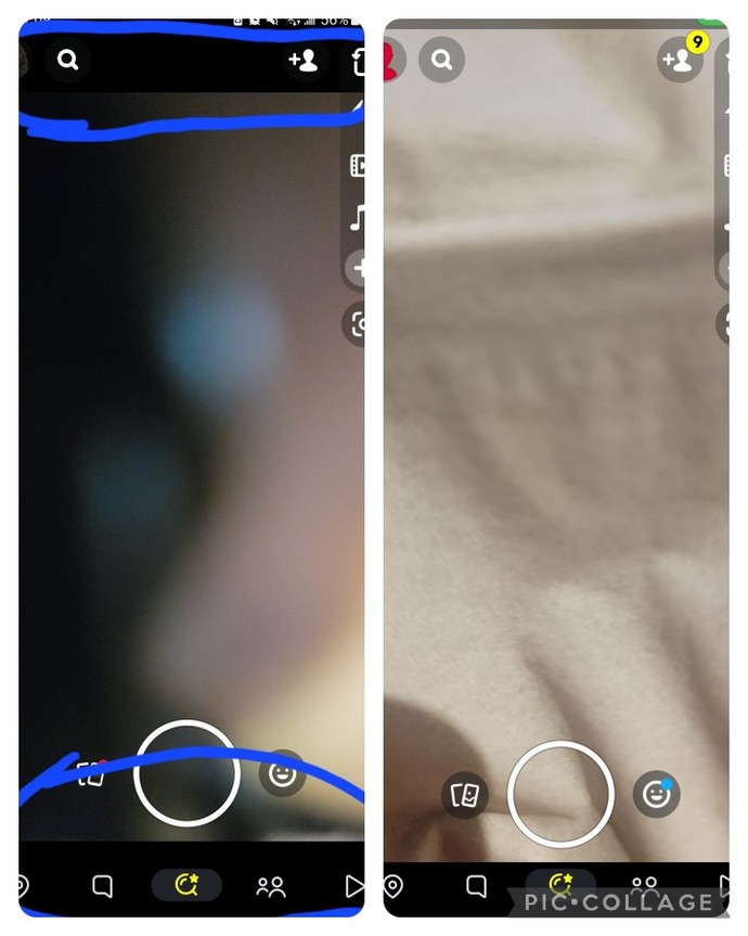 Black border on snapchat? - GirlsAskGuys