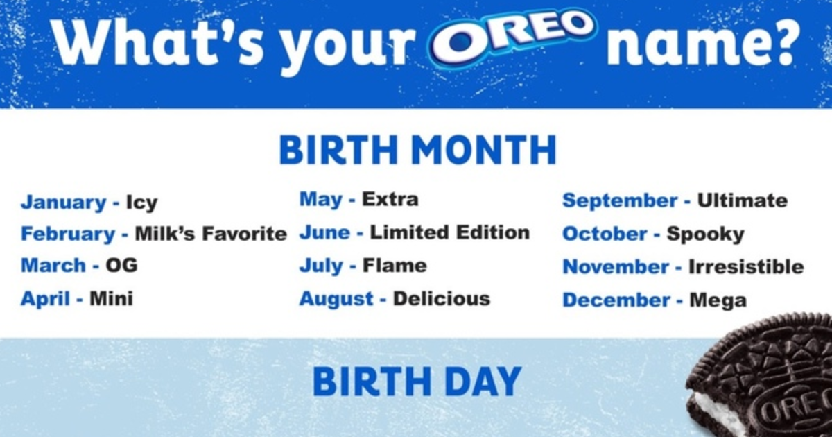 What is YOUR Oreo name? - GirlsAskGuys