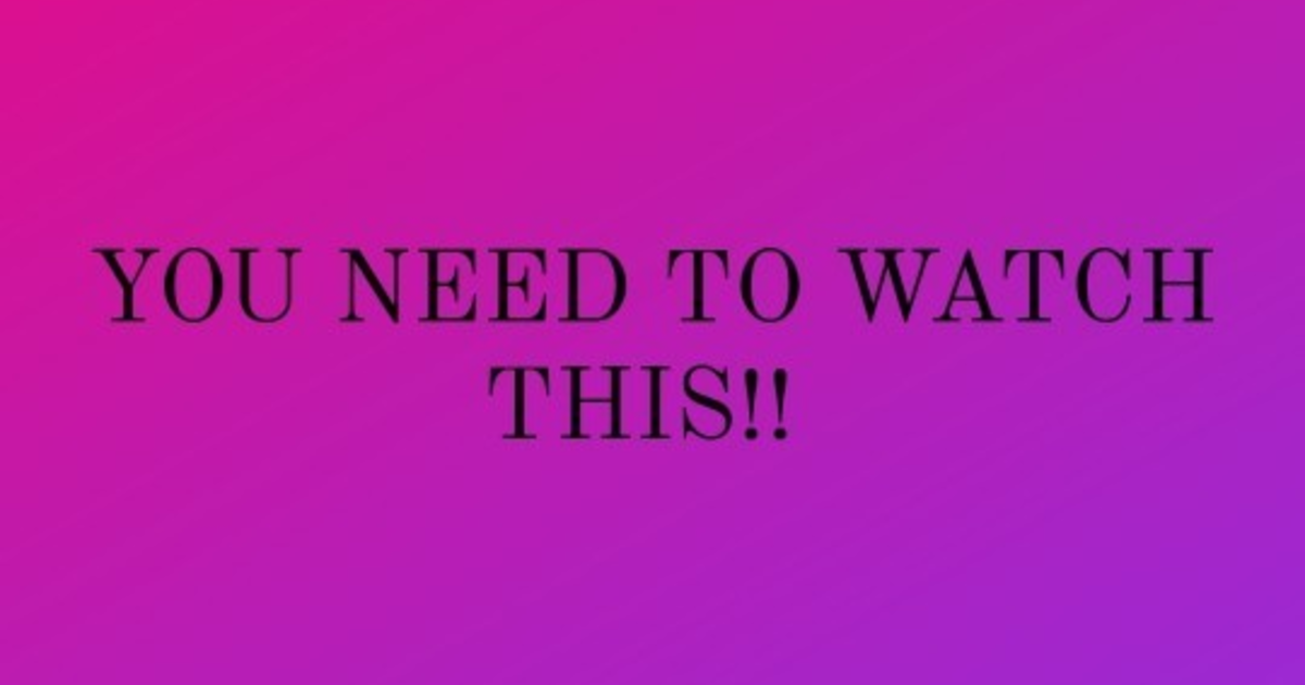 If you could RECOMMEND a Programme/series/film for people to watch ...