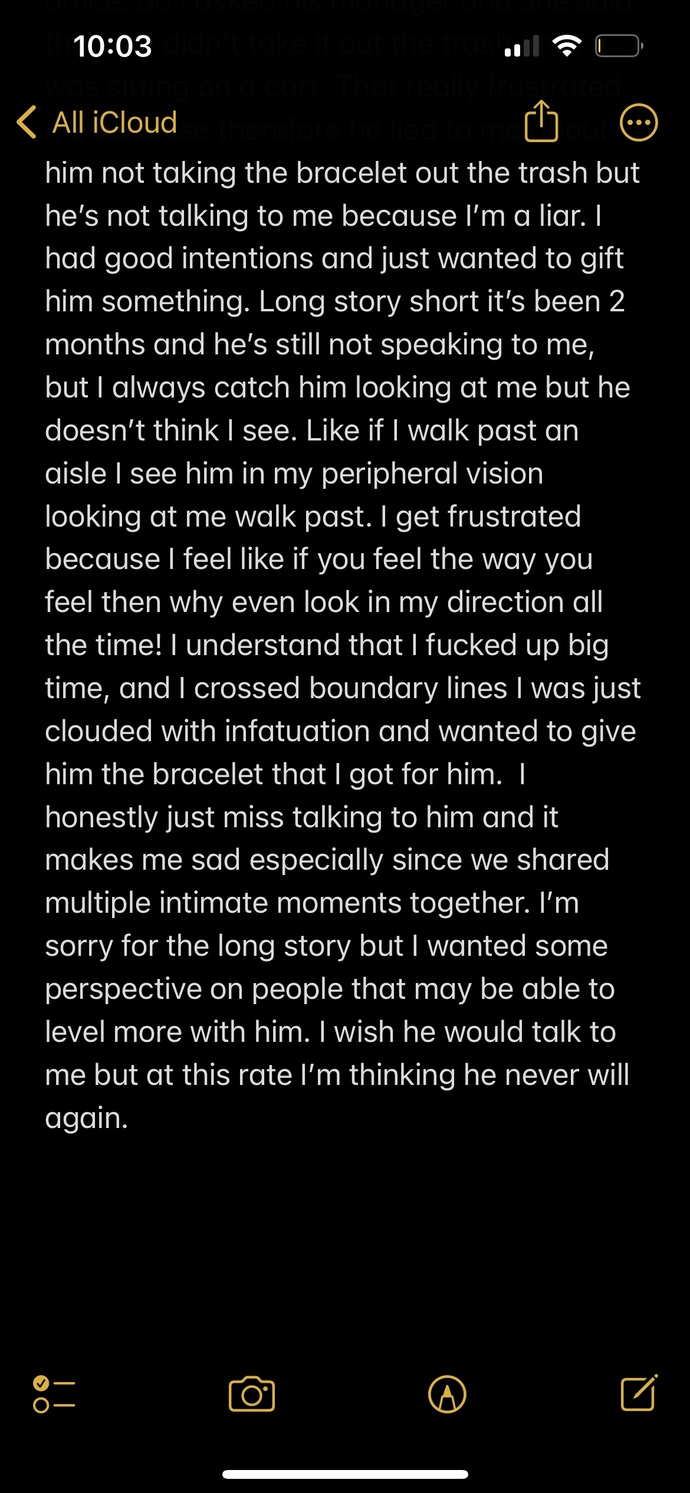 WARNING LONG POST- I need perspective especially if anyone is on the ...