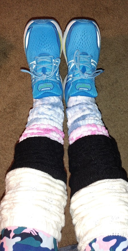What do you think of the puffy socks that look like leg warmers ...