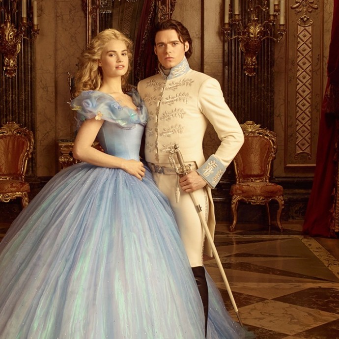 English actress Lily James, who played the Walt Disney character ...