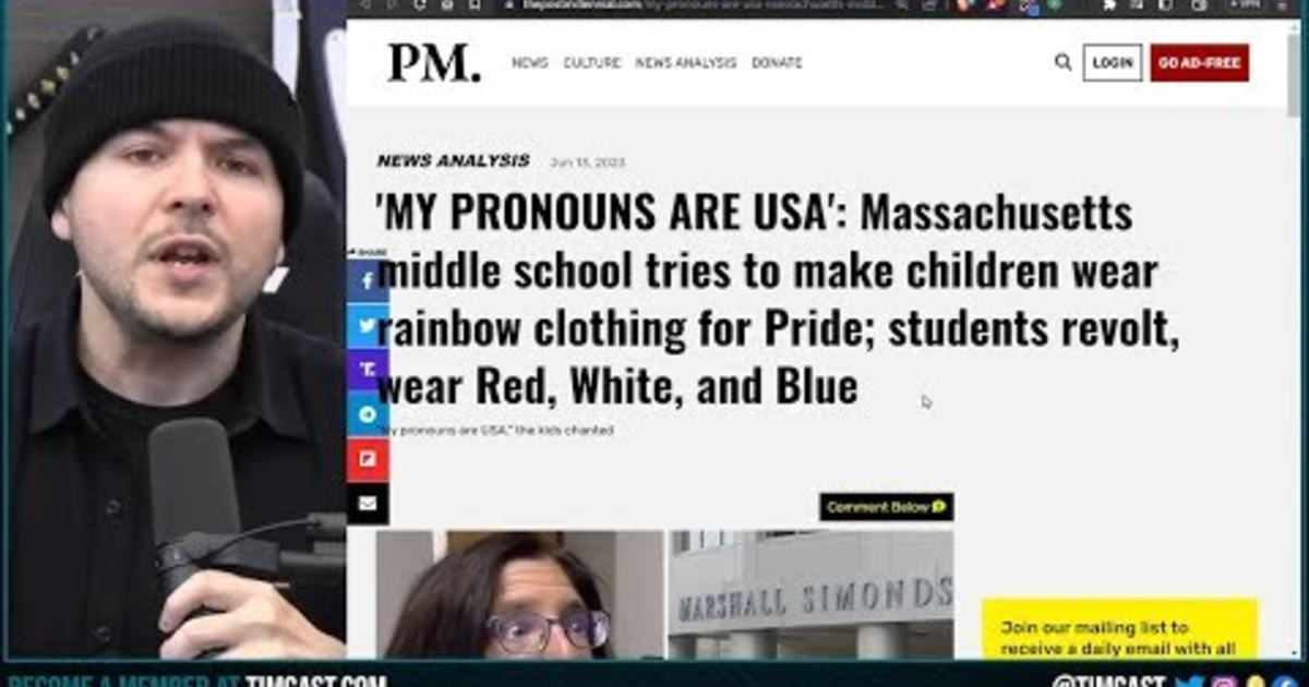 Massachusetts Middle School tried to make students wear rainbow clothing for pride but students ...