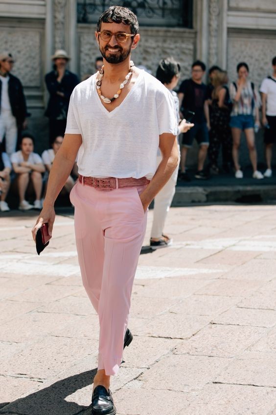 The pink attire fashion trend on men. Is it really kicking off in this ...
