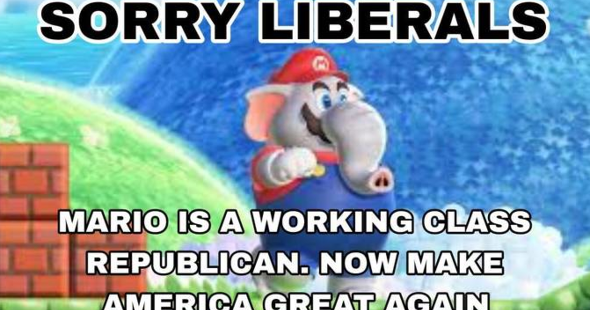 How do you feel about Mario being a MAGA republican? - GirlsAskGuys
