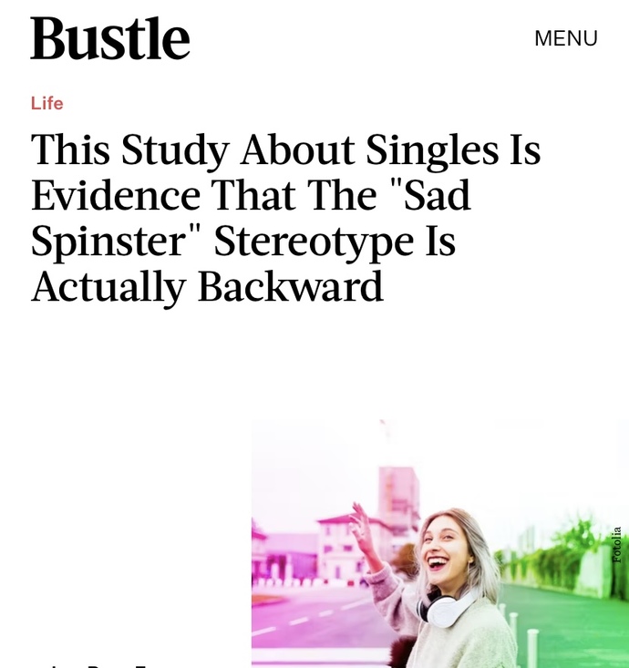 Studies show: single women are happier than single men? Single people ...