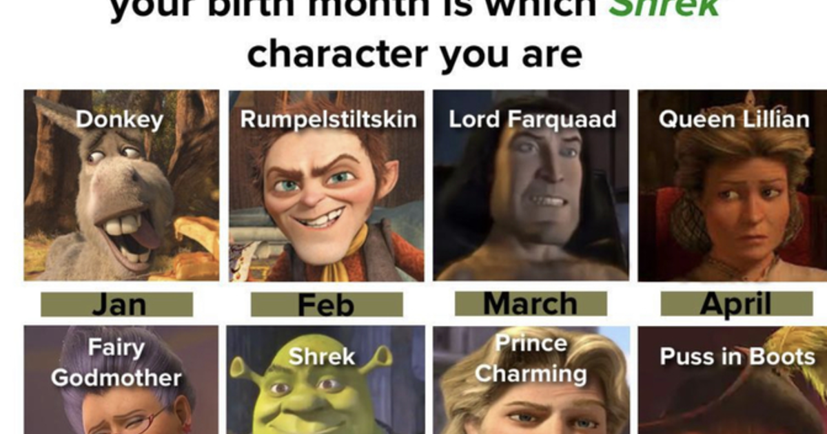 So, which Shrek character are you? - GirlsAskGuys