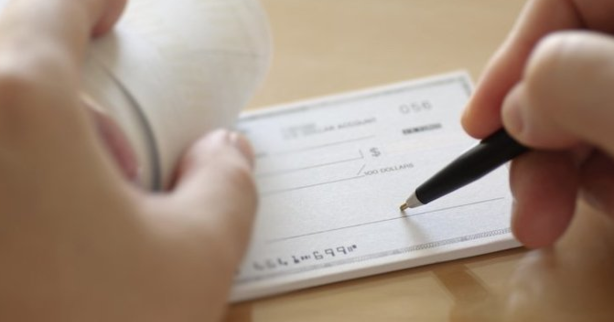 When is the last time you wrote a check for something? - GirlsAskGuys