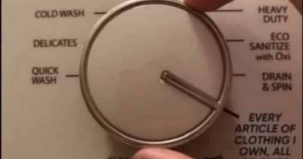 Do you take any notice of the washing machine knob? - GirlsAskGuys