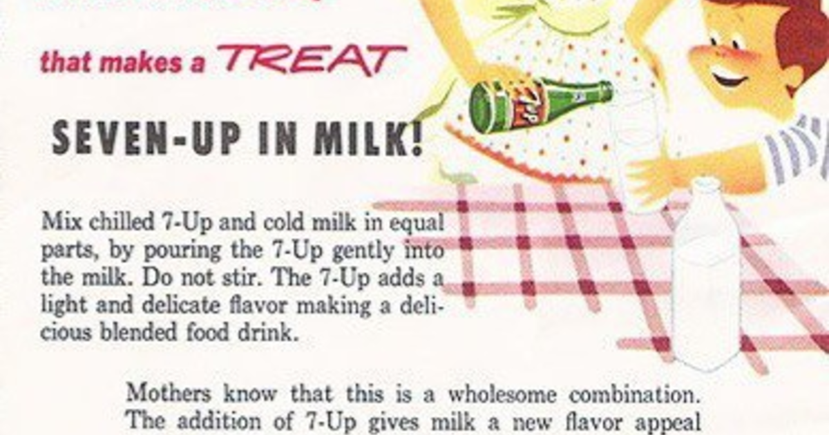 Was milk and 7 up really a thing? - GirlsAskGuys