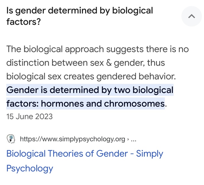 Do you believe gender is biological, a social construct or a bit of ...
