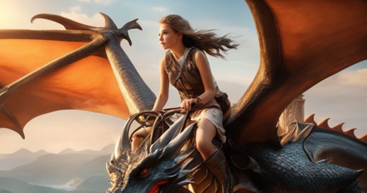 If Dragons were real and a friendly one offered you a ride on its back ...